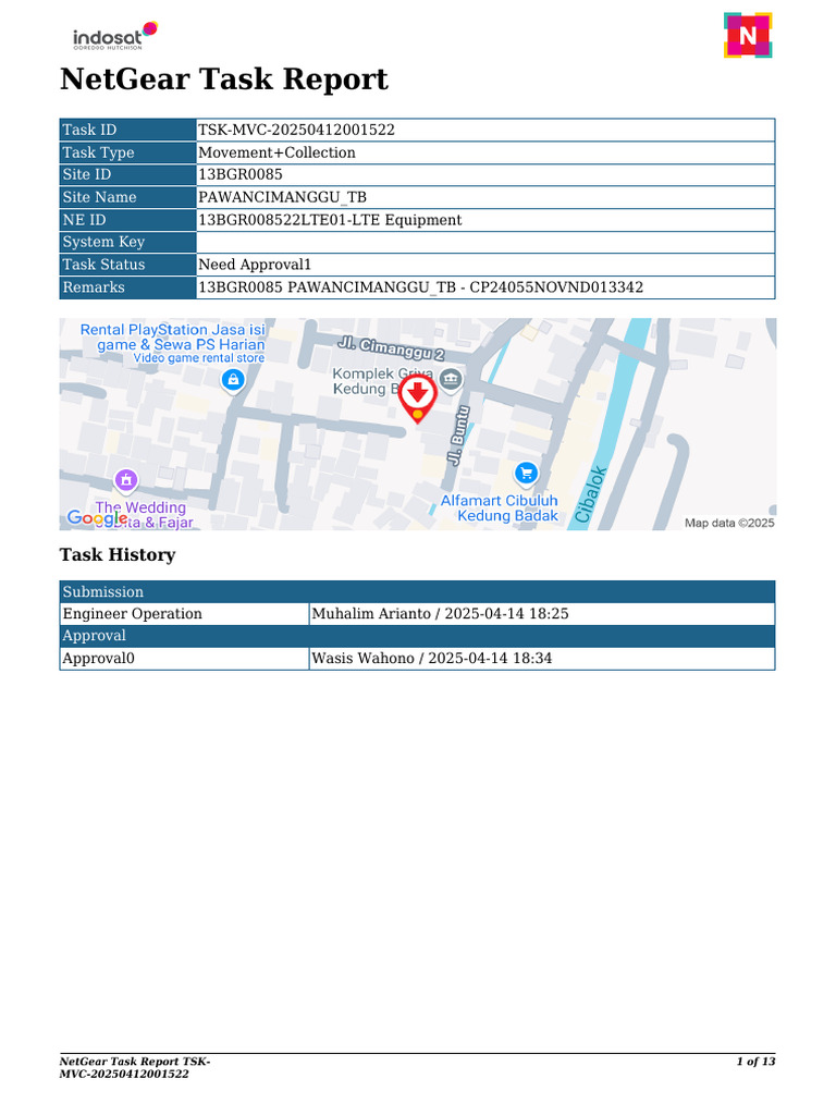 NetGear Task TSK-MVC-20250412001522 13BGR0085 | PDF ...
