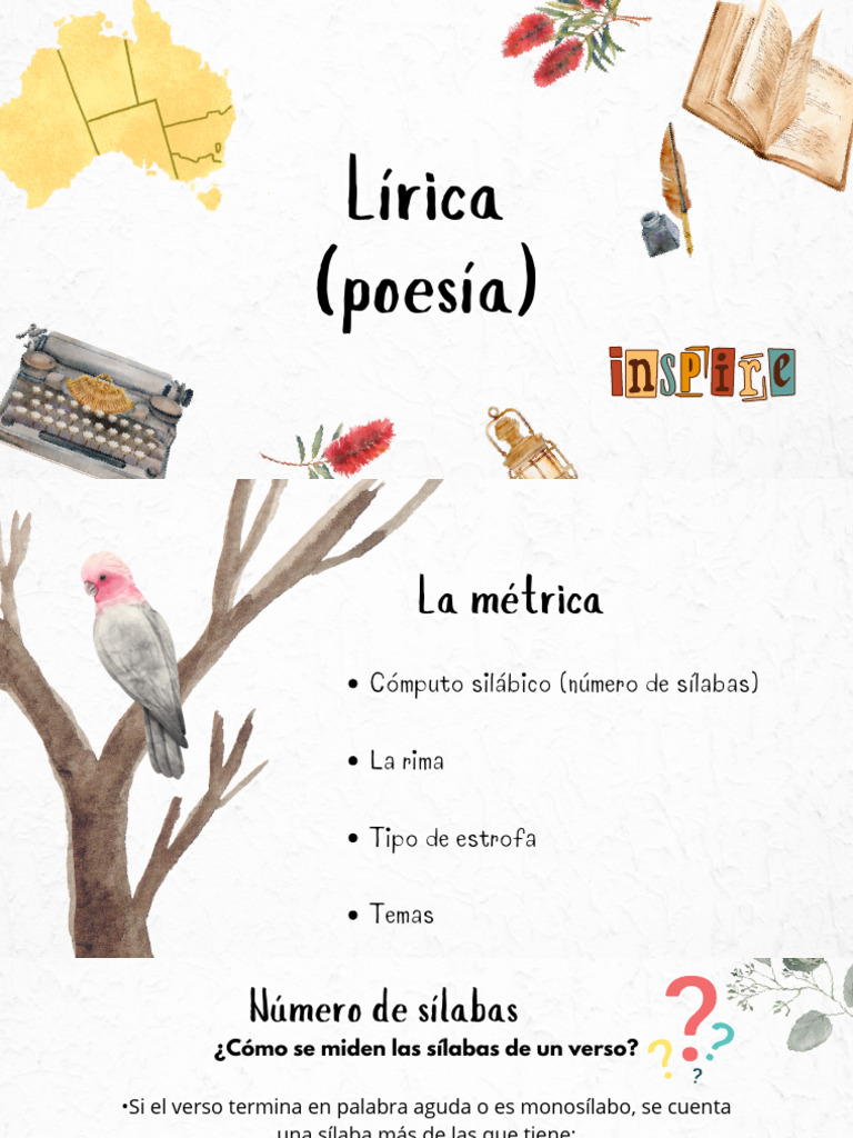 Análisis de la Lírica y su Métrica | PDF | Rima | Sílaba