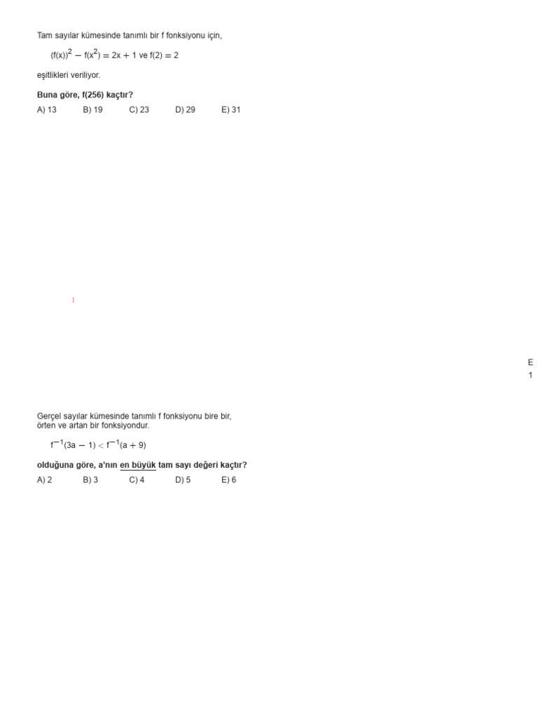 Ayt Mat 1. Unit. Dit A | PDF