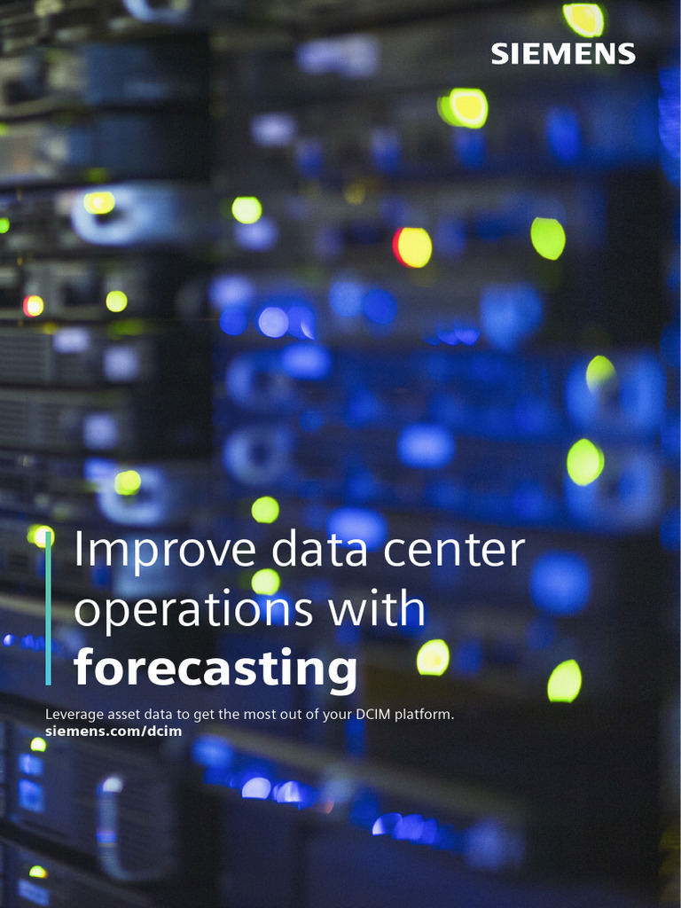 Siemens Forecasting With DCIM Whitepaper 2021 | PDF | Data Center ...