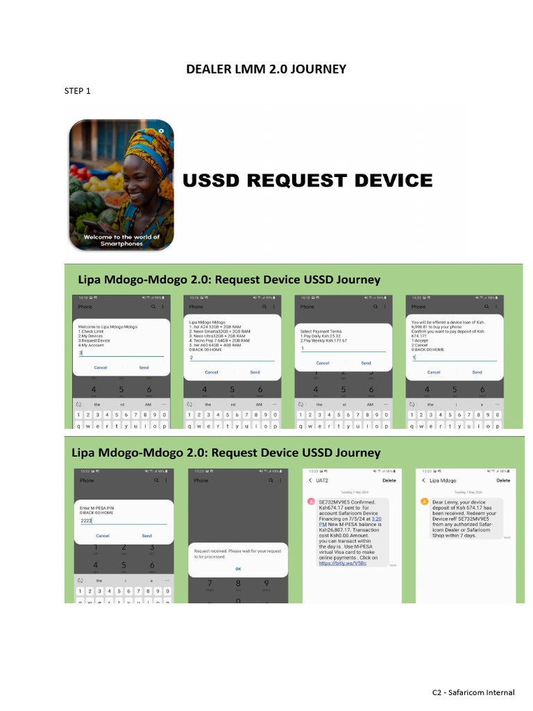 Dealer Ussd Journey LMM 2.0 | PDF