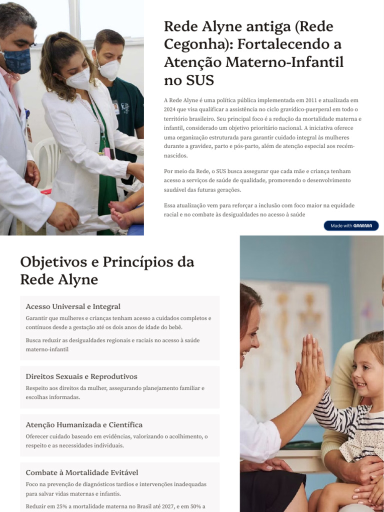 Rede Alyne Antiga Rede Cegonha Fortalecendo A Atencao Materno Infantil ...