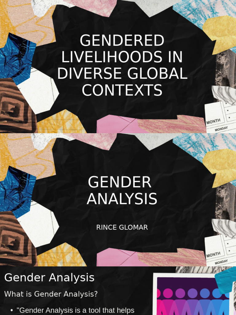 GENDERED LIVELIHOODS IN DIVERSE GLOBAL CONTEXTS | PDF | Feminism | Gender Studies