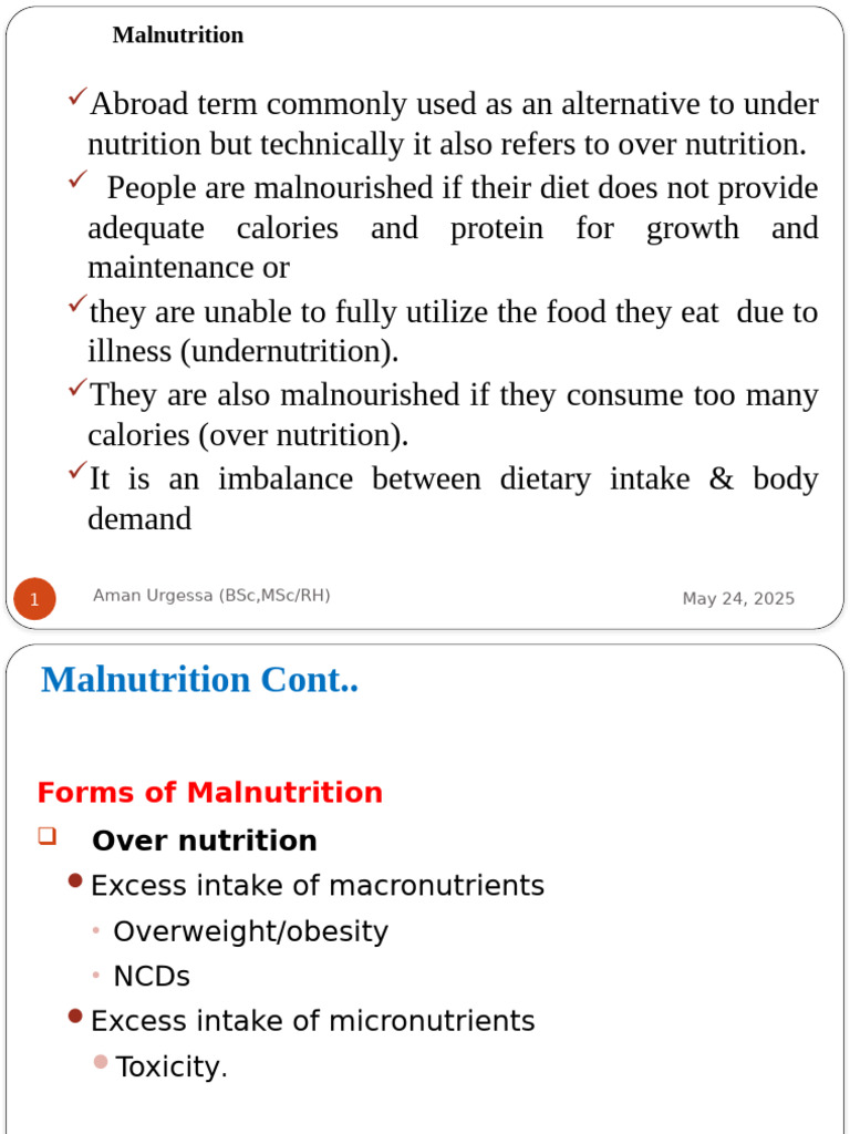 Understanding Malnutrition: Causes and Effects | PDF | Vitamin A ...
