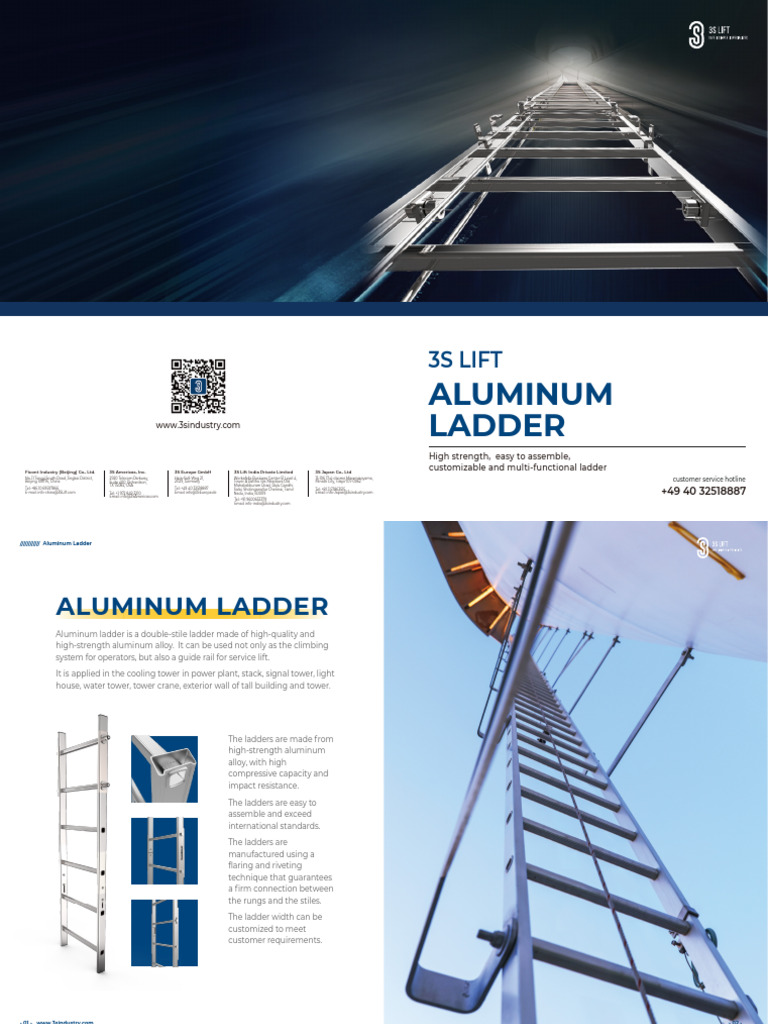 01 en Aluminum Ladder Product Intro Brochure | PDF | Ladder | Rivet