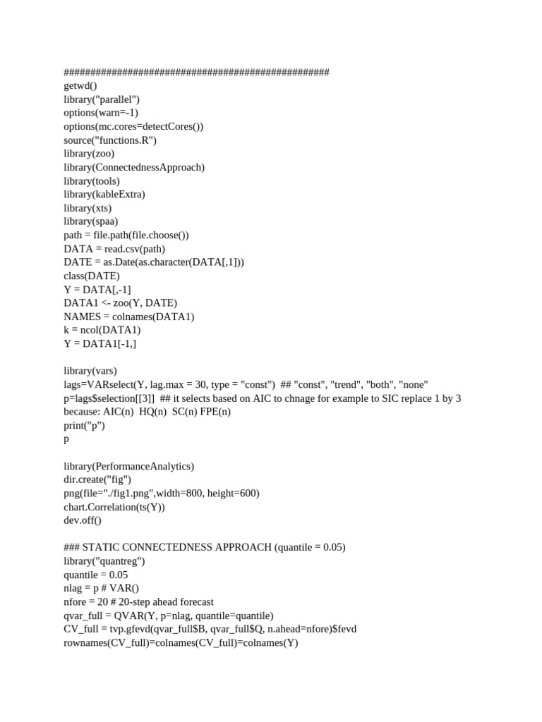 Quantile Connectedness Codes | PDF