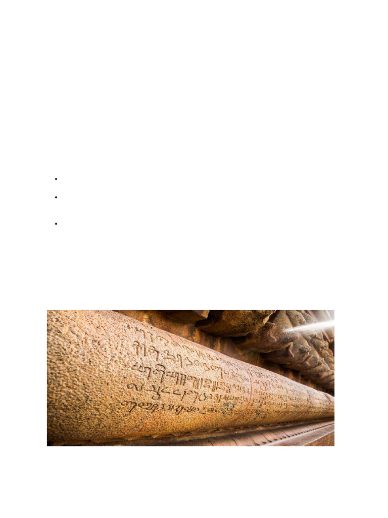 Inscription On Ancient Hindu Temples | PDF | Sanskrit | Epigraphy