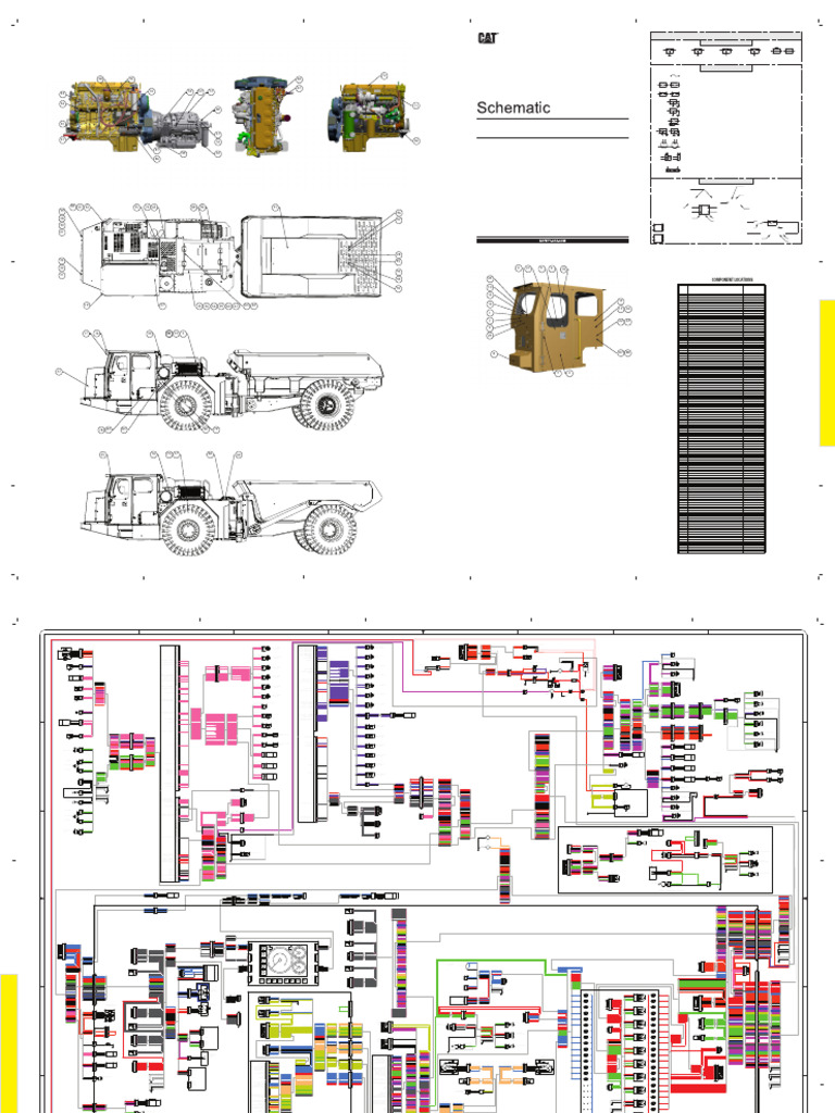 AD22 Underground Articulated Truck Electrical System Schematic ...