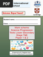 KS3 Year 7 Forces Worksheet | PDF | Force | Speed