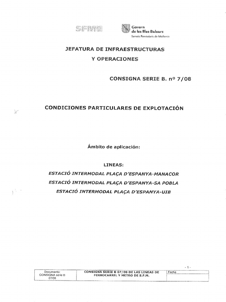 Consigna B 07.08 Conds Parts Explot - P-MA - P-SP - P-U | PDF