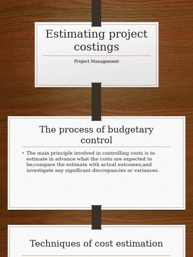 Lecture 6 Project Costs Management | PDF | Specification (Technical ...