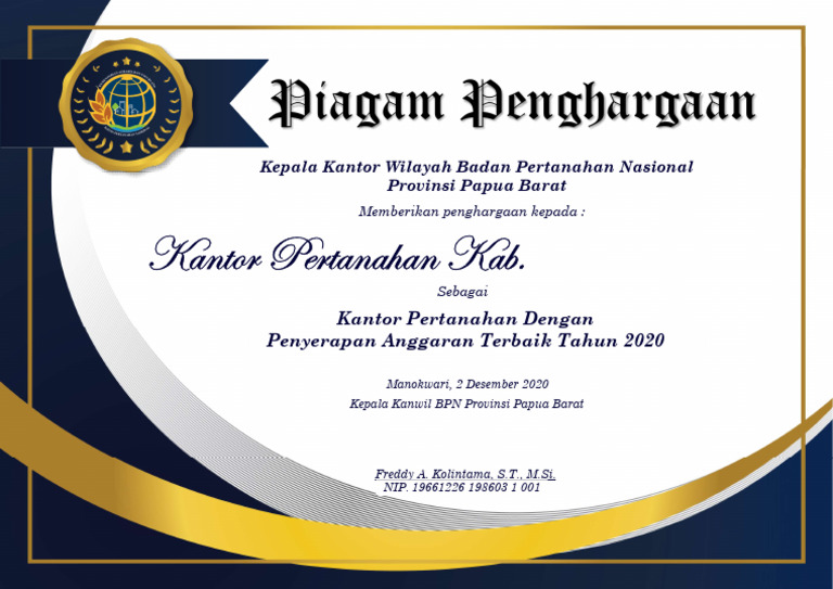 Contoh Piagam | PDF