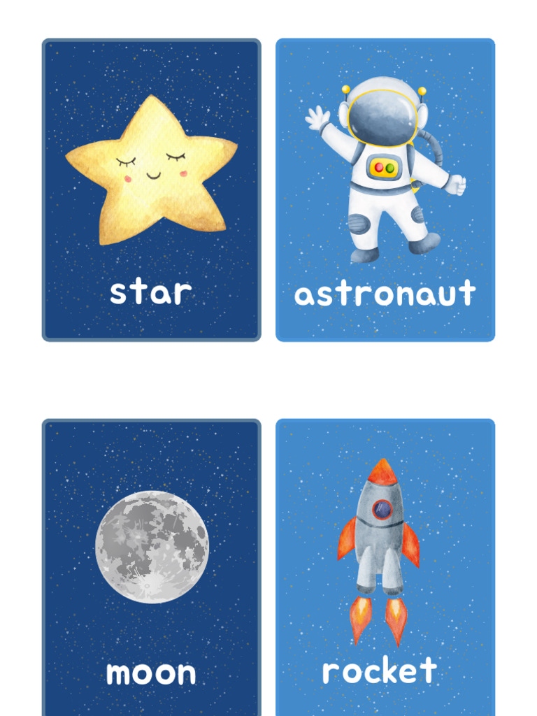 Space Flashcards | PDF