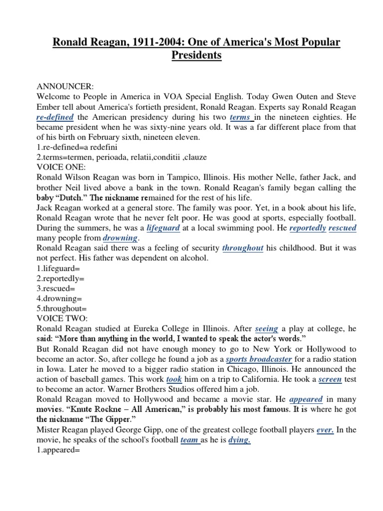 Ronald Reagan | PDF | Ronald Reagan | Elections