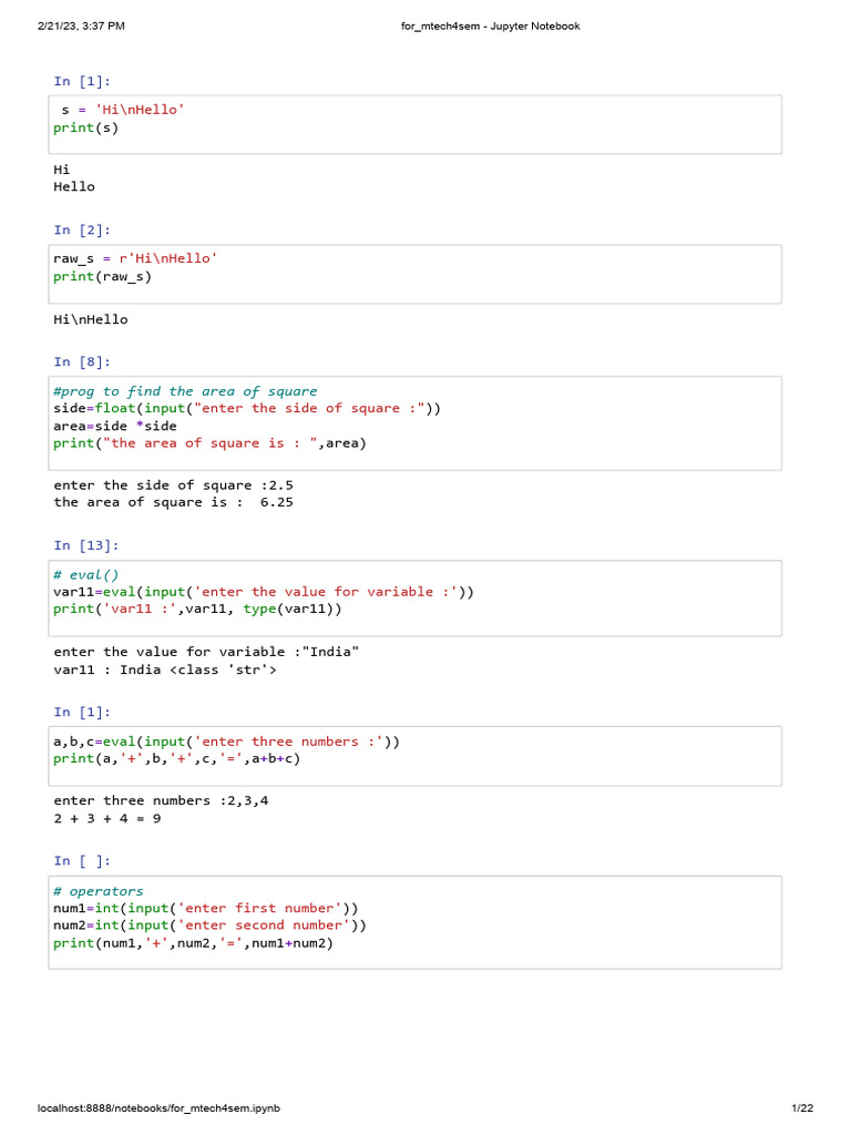 mtech4sem - Jupyter Notebook-pdf | PDF | Mathematical Logic | Software Engineering