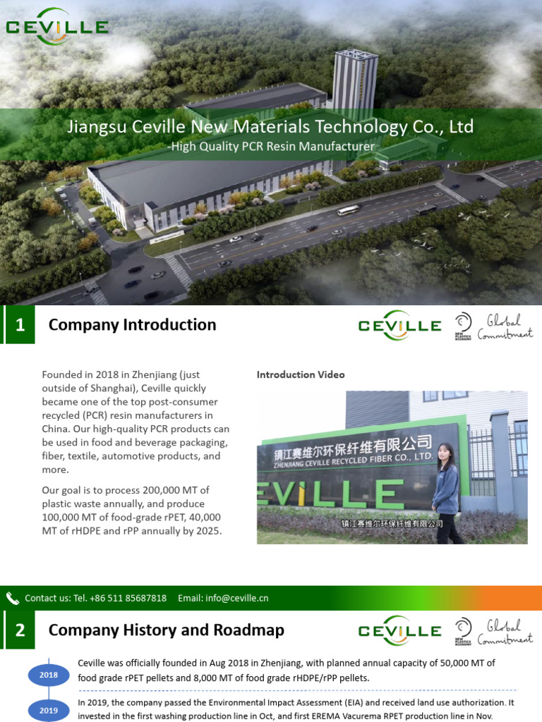 Ceville Materials Company Overview 2023-06 | PDF | Materials
