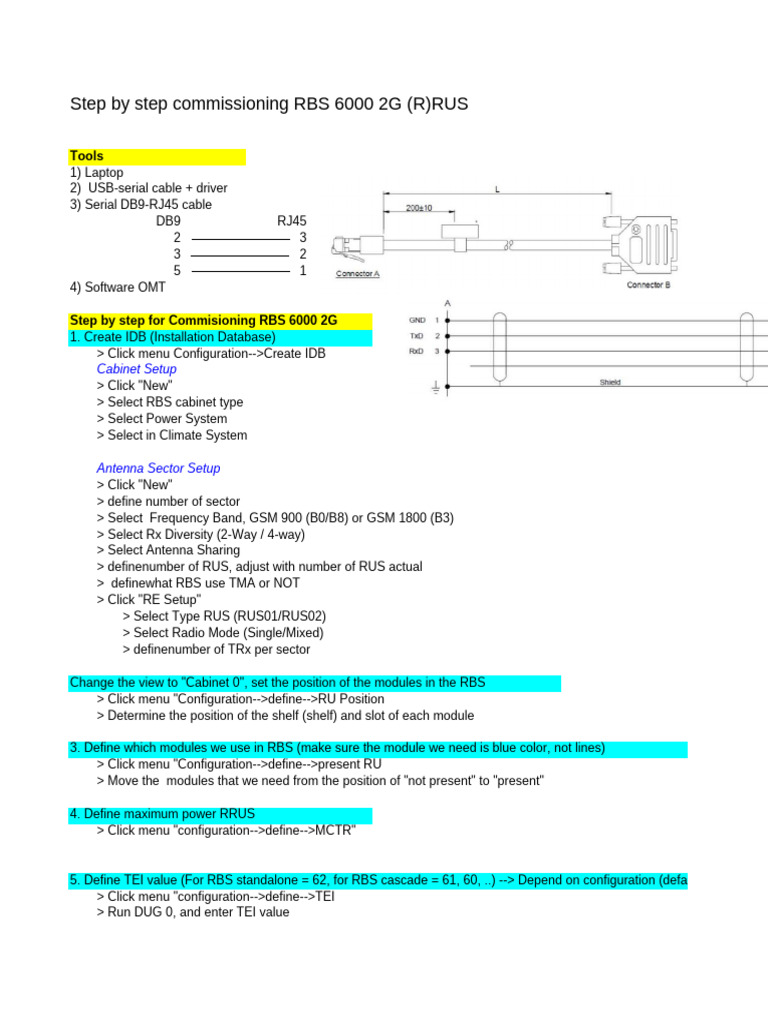 Commisioning RBS 6000 2G - English | PDF | Computing | Computer Architecture