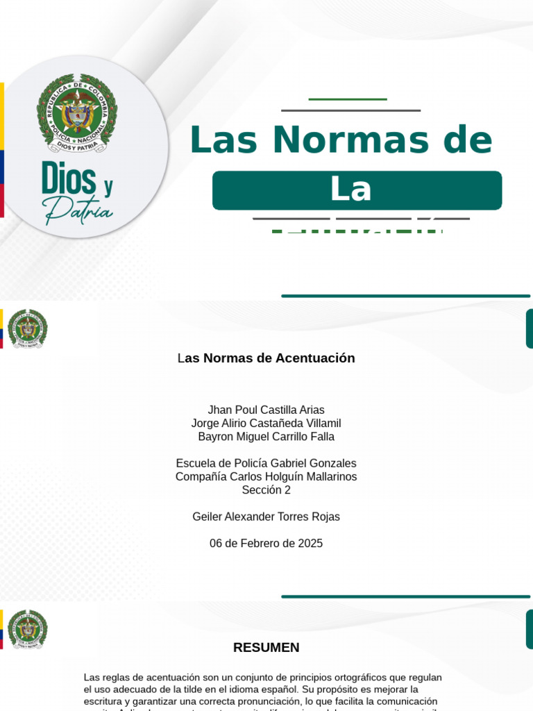 Normas de Acentuación | PDF | Lingüística | Fonética