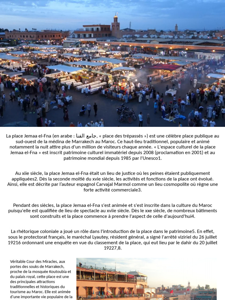 Jam3 El Fna | PDF