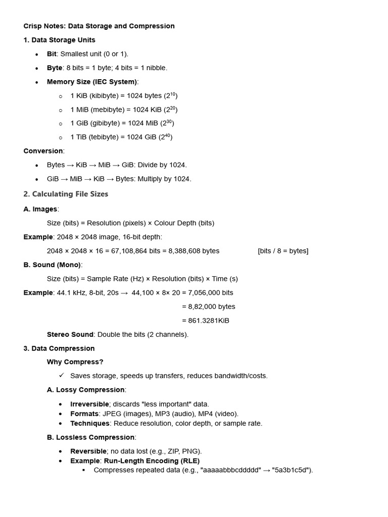 1.3 Data Compression | PDF