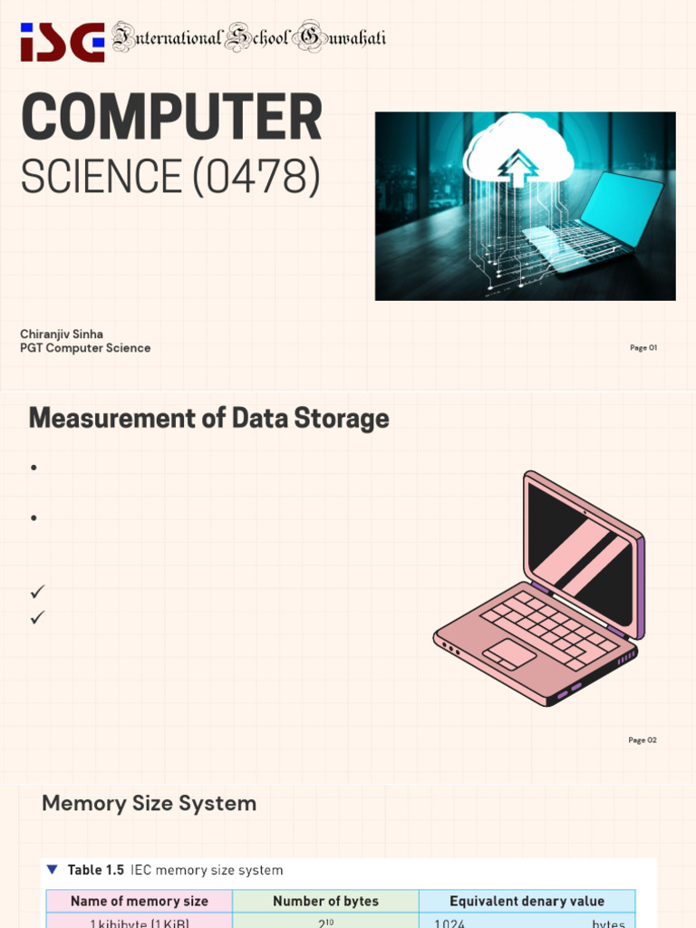 1.3 Data storage and compression | PDF | Data Compression | Byte