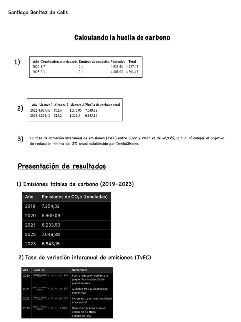 Calculando La Huella de Carbono | PDF
