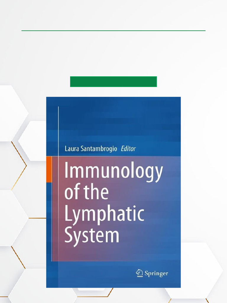 Immunology of the Lymphatic System Full Book Access | PDF | Lymph ...