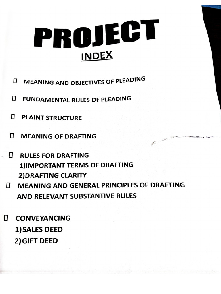 drafting of pleading in english pdf | PDF