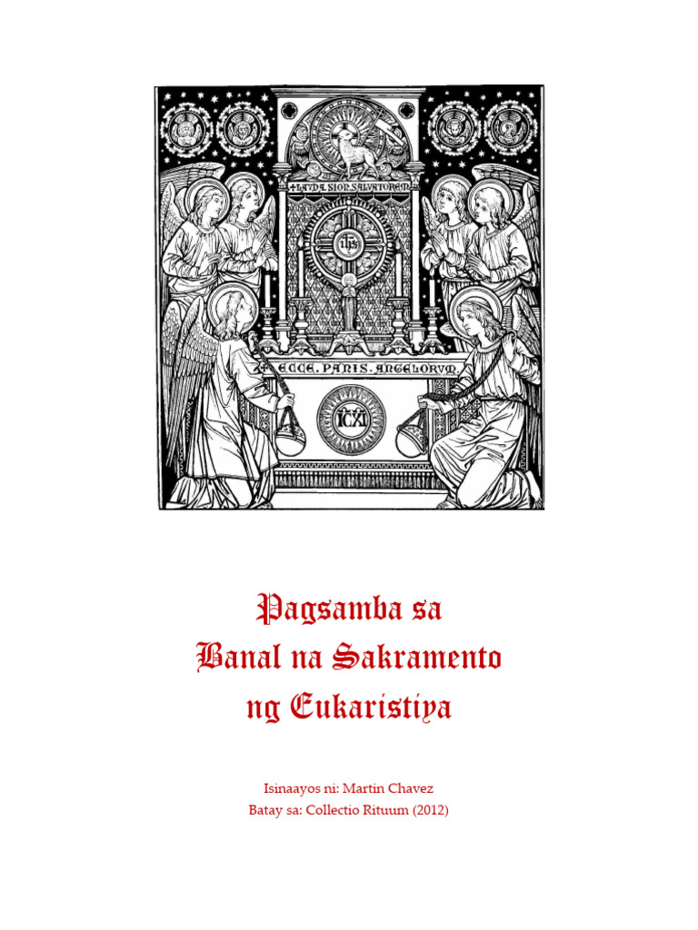 Pagsamba Sa Banal Na Sakramento NG Eukaristiya | PDF