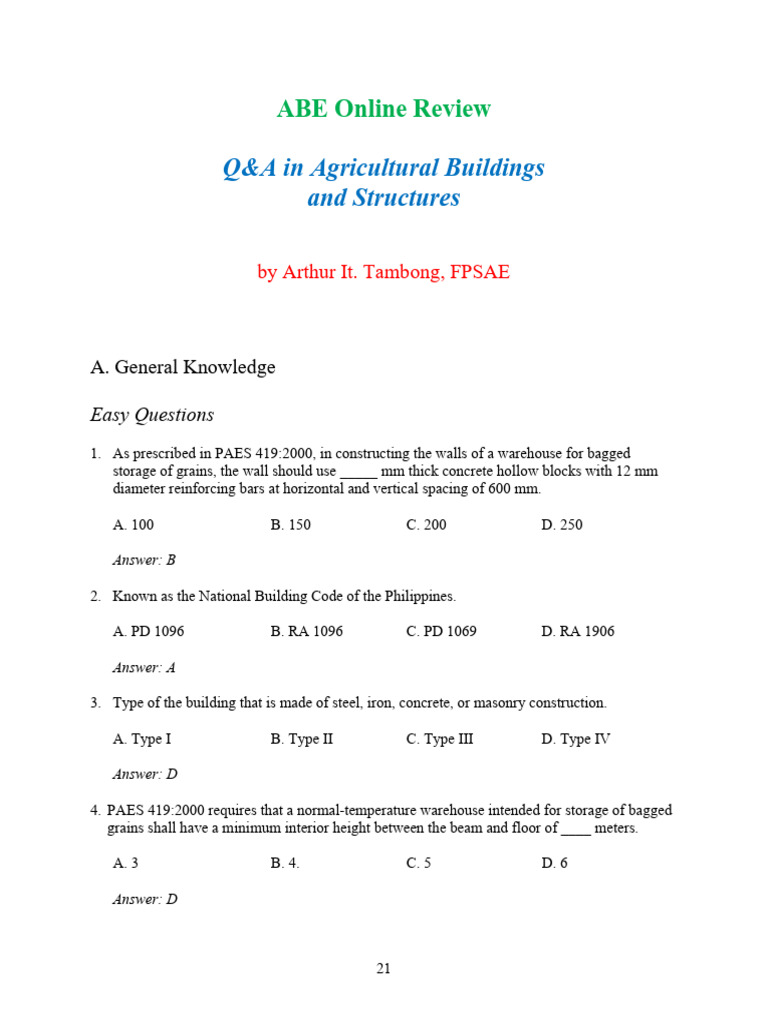 QA in Agricultural Buildings and Structures | PDF | Concrete | Civil ...