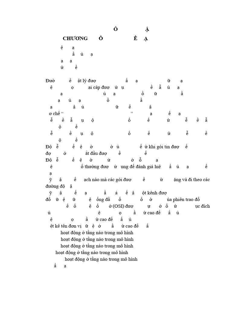 MMT-BT Chương 1-SV | PDF