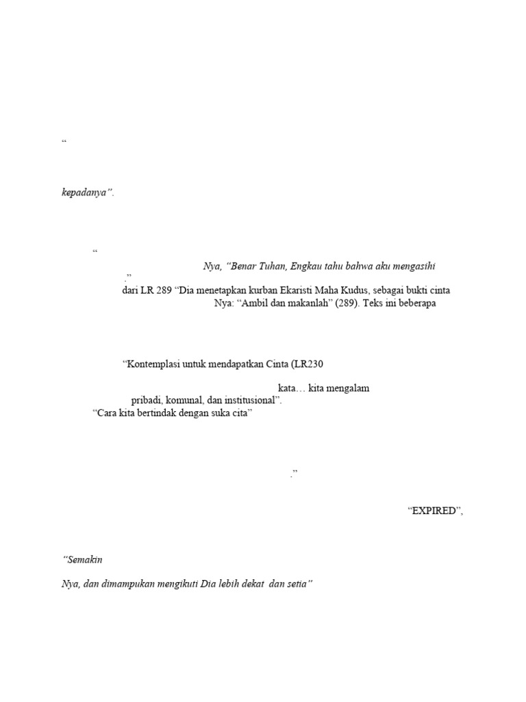 Bahan Retret St. Yusup | PDF