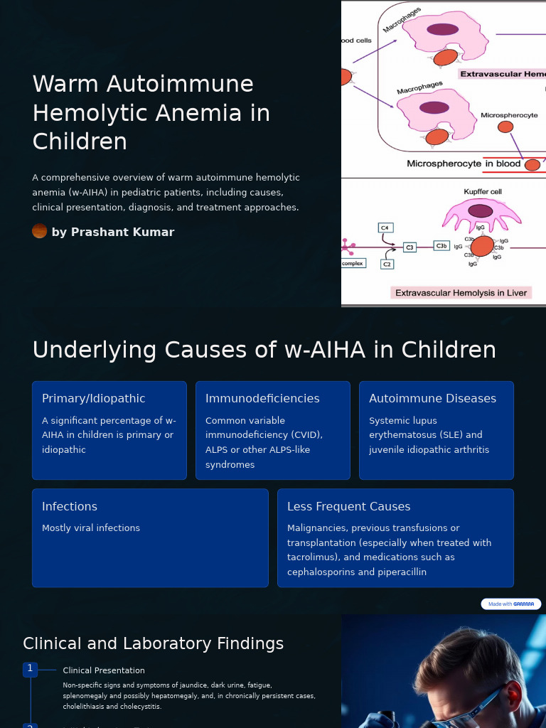 Warm Autoimmune Hemolytic Anemia in Children | PDF | Anemia | Vertebrates