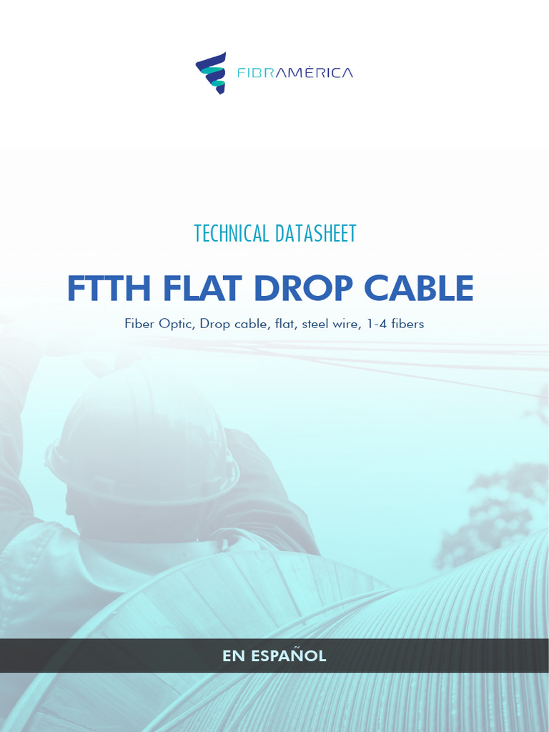 Fibramerica Drop Cables DS ES | PDF | Óptica | Física Aplicada e ...