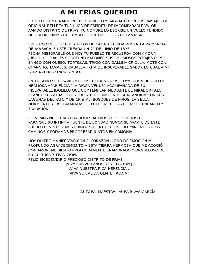 A Mi Frias Querido | PDF