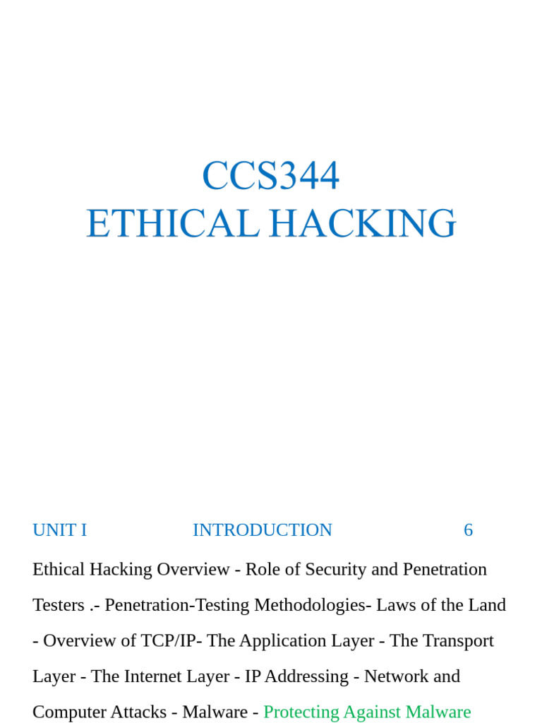 U1-T7 Protecting Against Malware Attacks. - Intruder Attacks ...