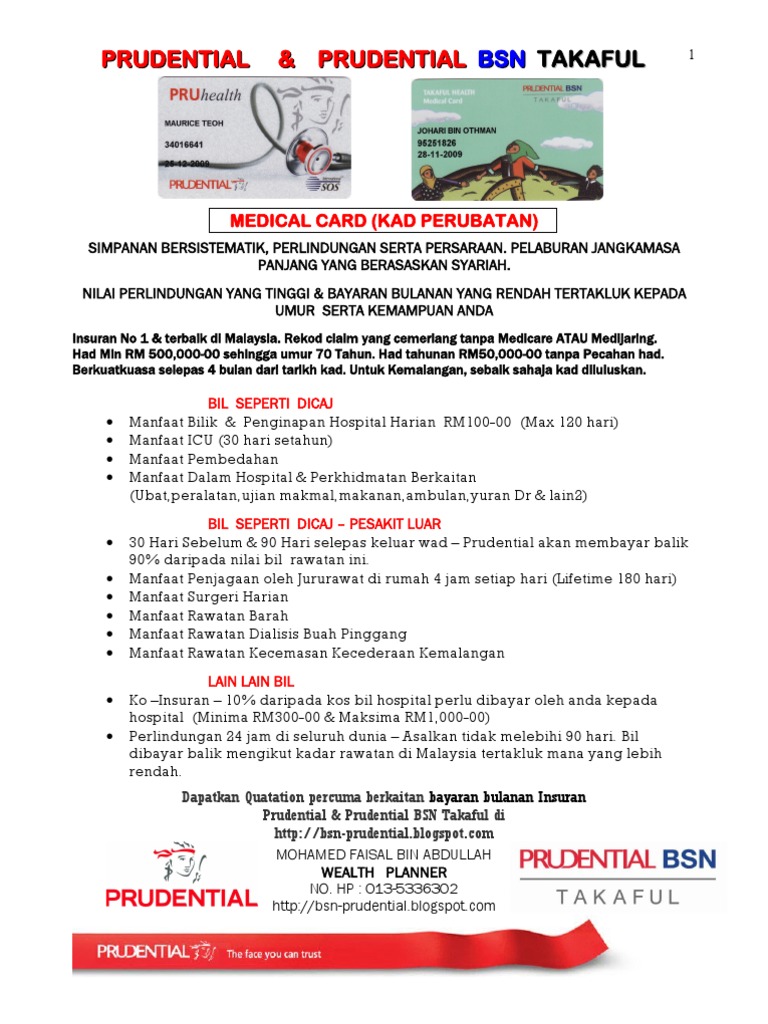 Flyers Prudential BSN Takaful PDF | PDF