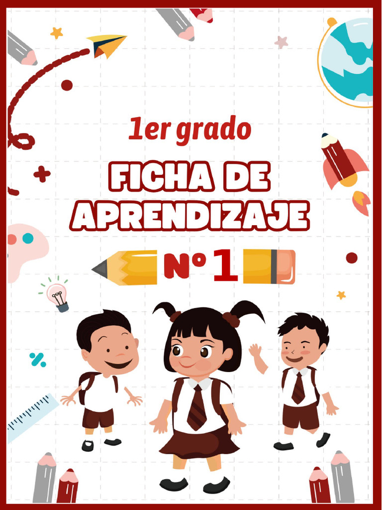 FICHA DE APRENDIZAJE N°1 - 1ER GRADO Palabras Magicas | PDF