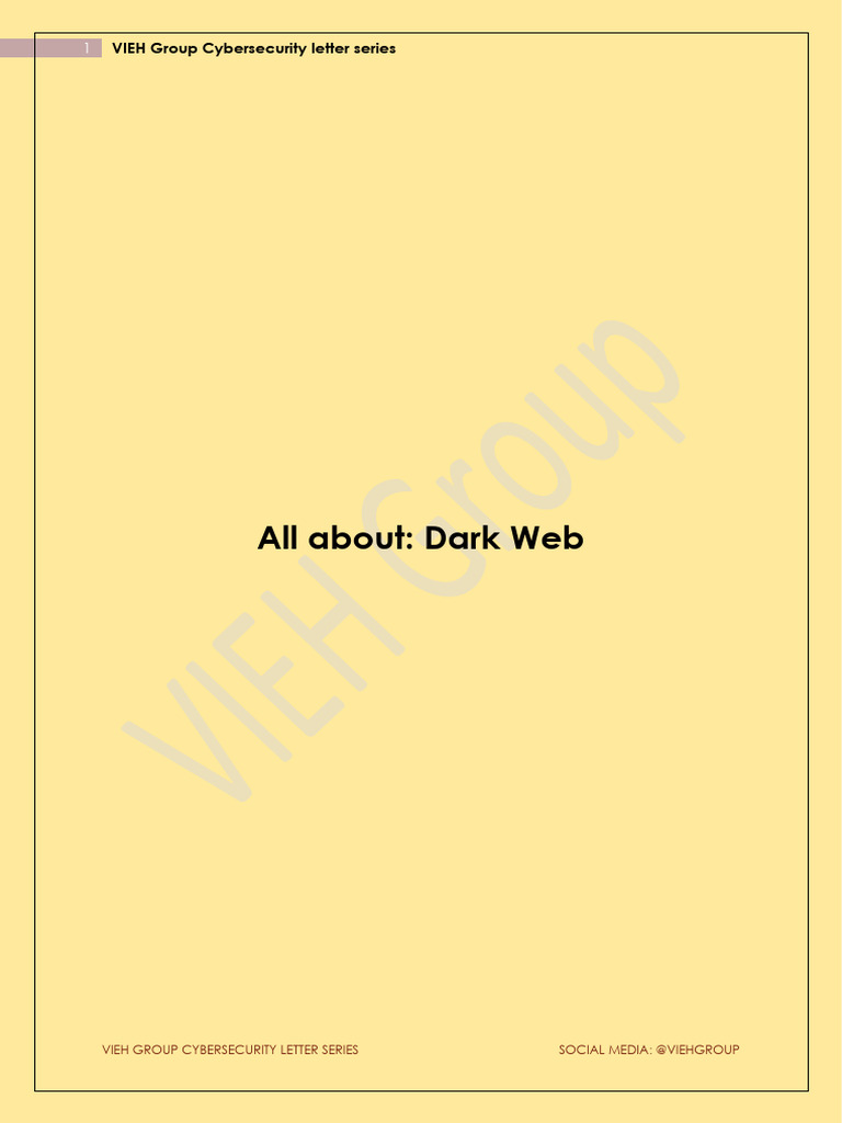 Dark Web Guide: Access & Safety Tips | PDF | Security | Computer Security
