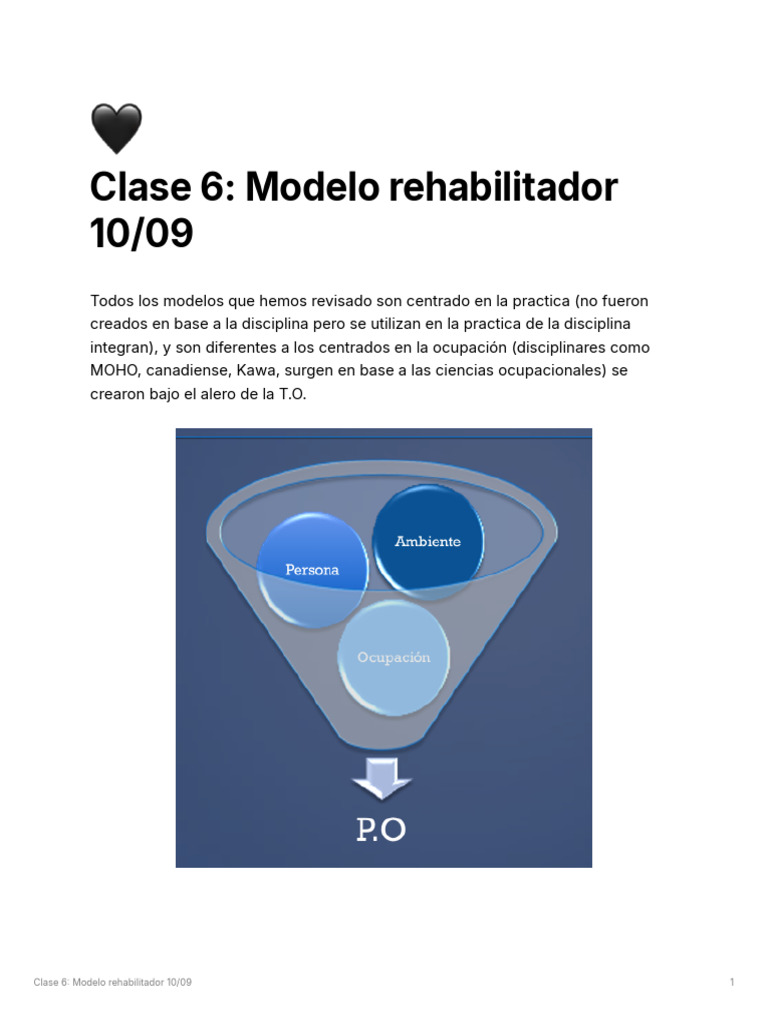 Clase 6 | PDF | Invalidez | Entorno natural