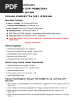 Modul Ajar Paud Deep Learning | PDF