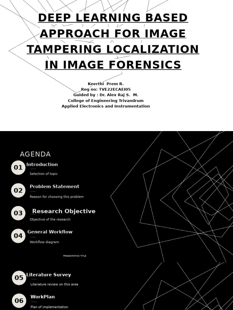 Deep Learning Based Approach For Image Tampering Localization | PDF | Image Segmentation | Data ...