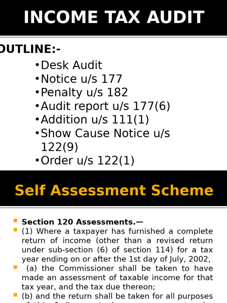 Income Tax Audit Process Explained | PDF | Gross Income | Taxes