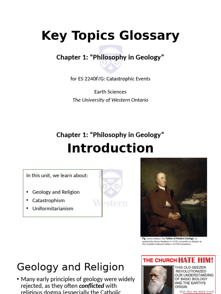 Cuvier's Catastrophism vs. Uniformitarianism | PDF | Geology | Earth ...