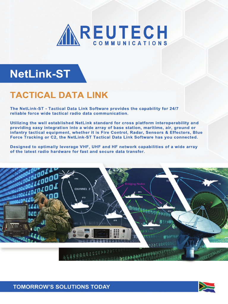 NetLink ST Tactical Data Link Brochure | PDF