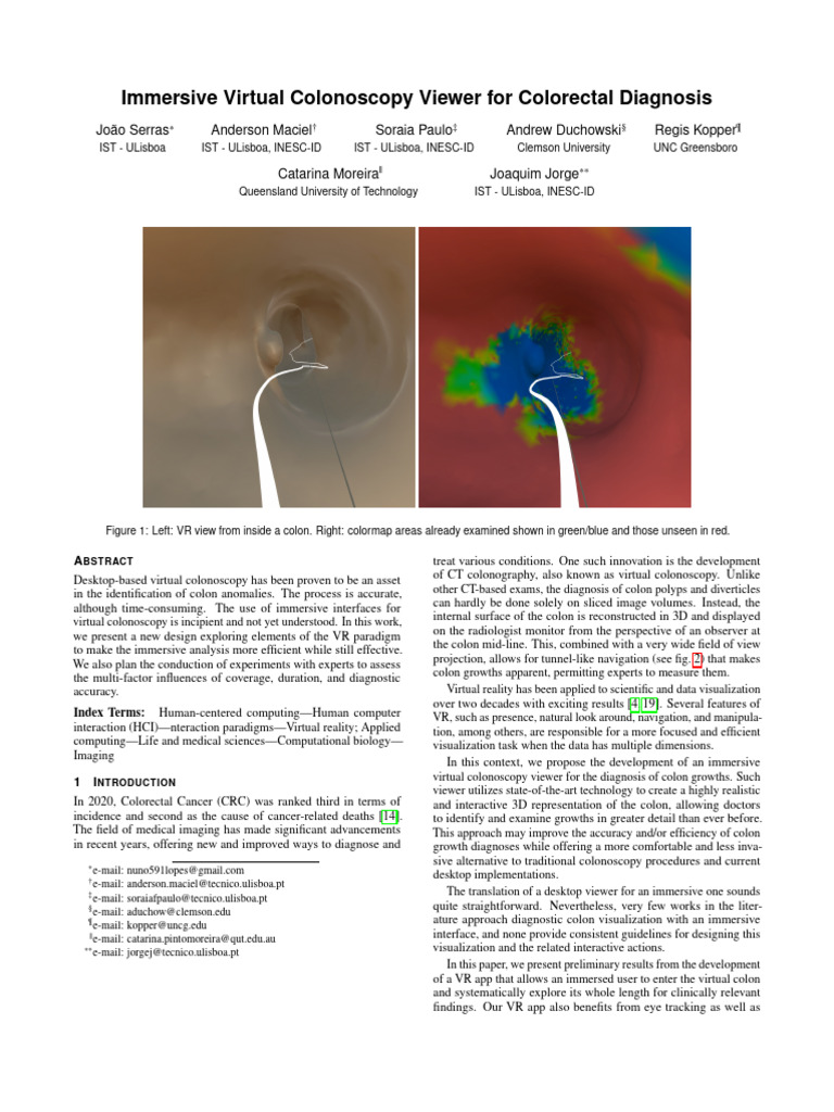 Virtual Colonoscopy Viewer For Colorecta | PDF | Colorectal Cancer ...