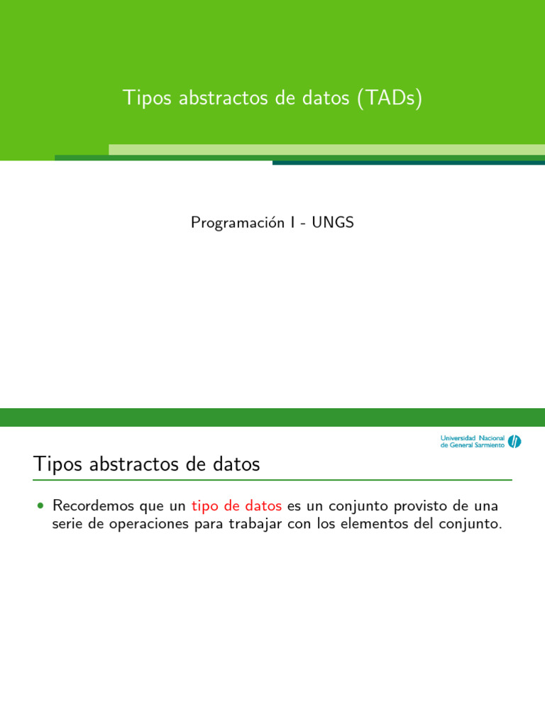 TADs | PDF | Cola (tipo de datos abstractos) | Java (lenguaje de programación)