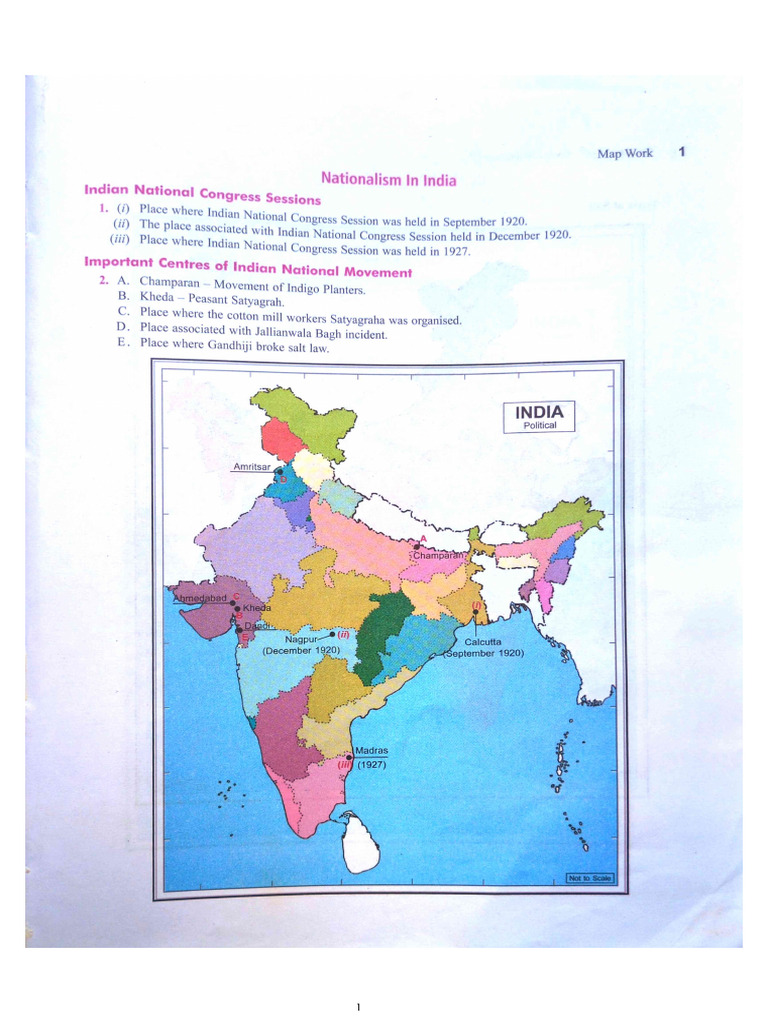10 TH STD Map Work | PDF