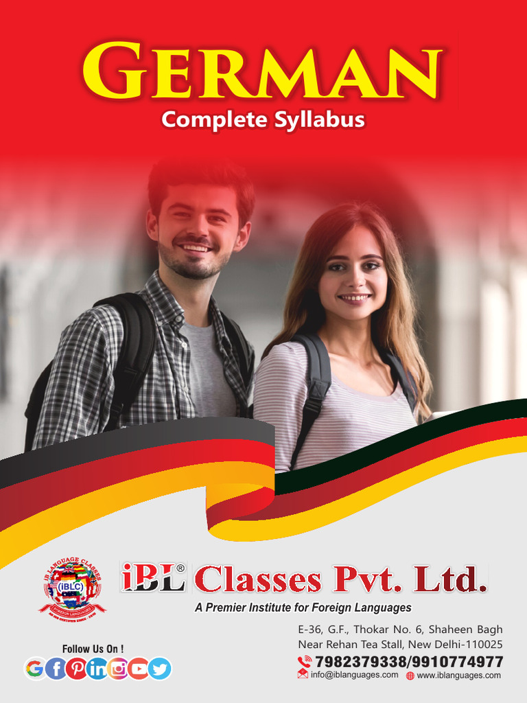 Complete German Syllabus PDF | PDF | Verb | Grammatical Tense