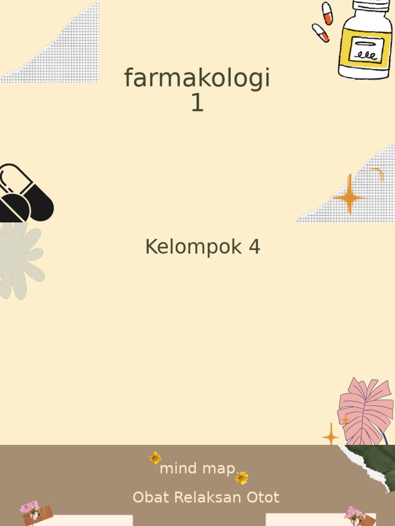 Obat Relaksan Otot dan Antikolinergik | PDF
